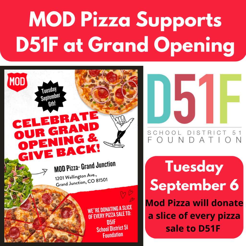 MOD Pizza supports D51F at Sept. 6 Grand Opening | District 51 Foundation